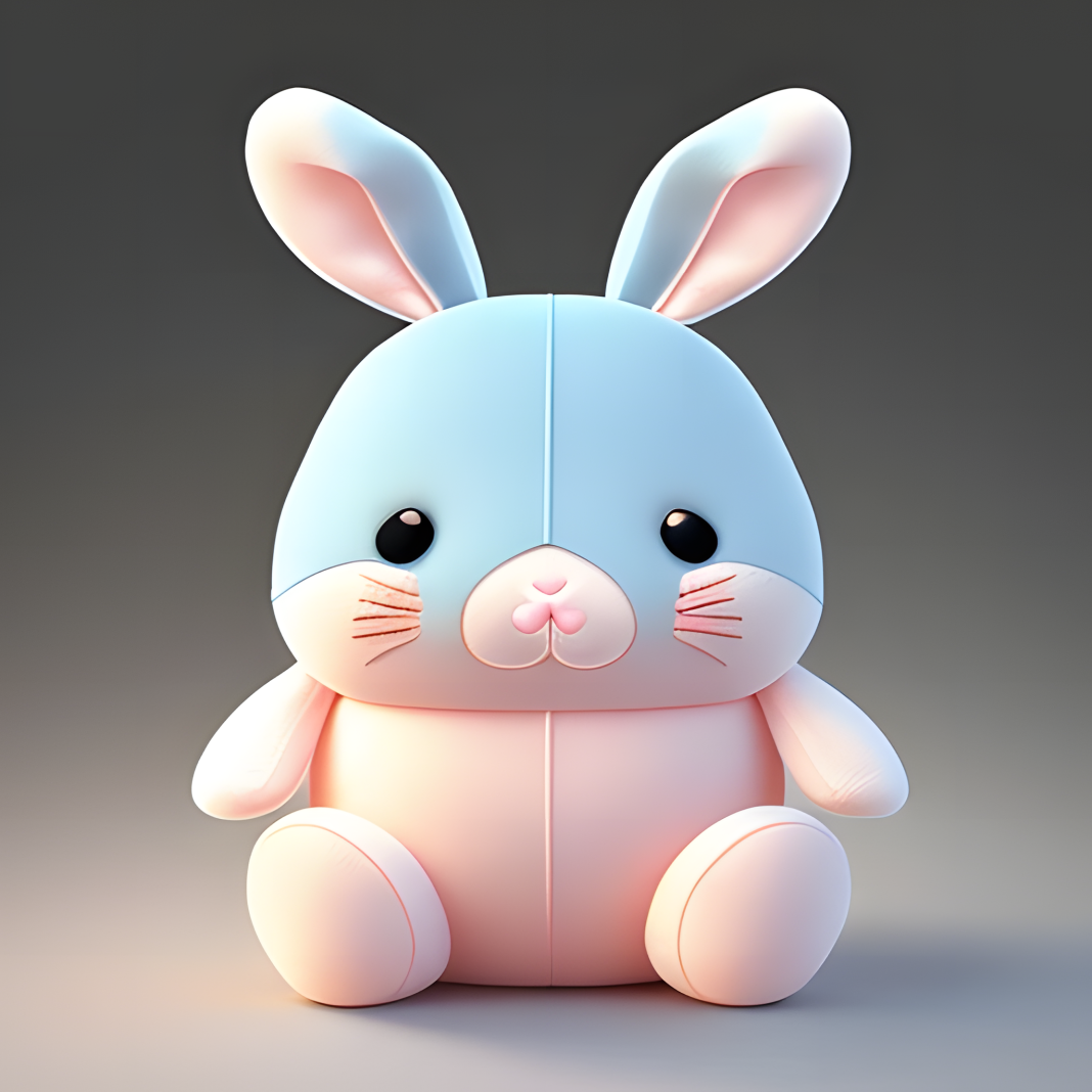 11-4007997947-Cute kawaii Squishy rabbit plush toy, realistic texture ...